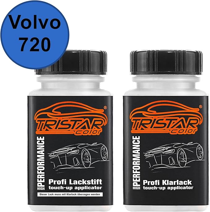 TRISTARcolor Autolack Lackstift Set für Volvo 720 Bursting Blue ...
