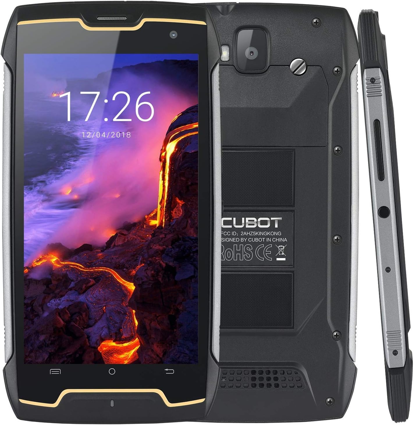 CUBOT Kingkong IP68 - teléfono celular resistente al agua con función atril desbloqueado (3G ...