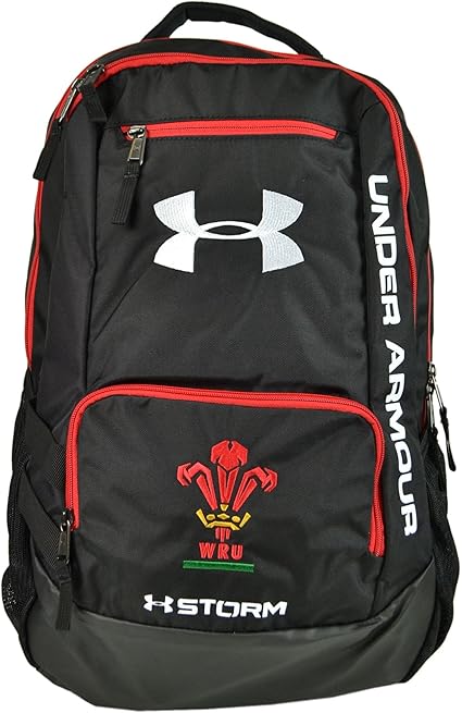 Wales WRU 2018/19 Players Hustle Rugby Backpack - Black: Amazon.co.uk ...
