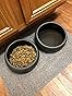 Pet Supplies : Dogit Round Ceramic Dog Bowl, Black, Large : Pet Bowls ...