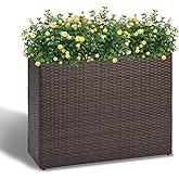 Amazon.com : LEWIS&WAYNE Large Rectangular Block Planter Box Handmade ...