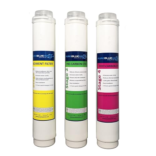 Pure Blue H2O 3 Pack Twist Lock Replacement Filters in Oman | Whizz ...