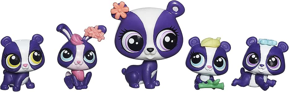 Amazon.com: Littlest Pet Shop Surprise Families Mini Pet Pack (Pandas ...