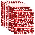 Amazon.com: Red Alphabet Letter Stickers, 1/2 inch, 10 Sheets - Self ...