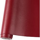 Amazon.com: HGUAN Smooth Faux Leather Roll 12"X53"(30cm X 135cm) Solid ...