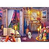 Amazon.com: Ravensburger Cozy Retreat 500 Piece Large Format Jigsaw Puzzle for Adults - 14967 ...