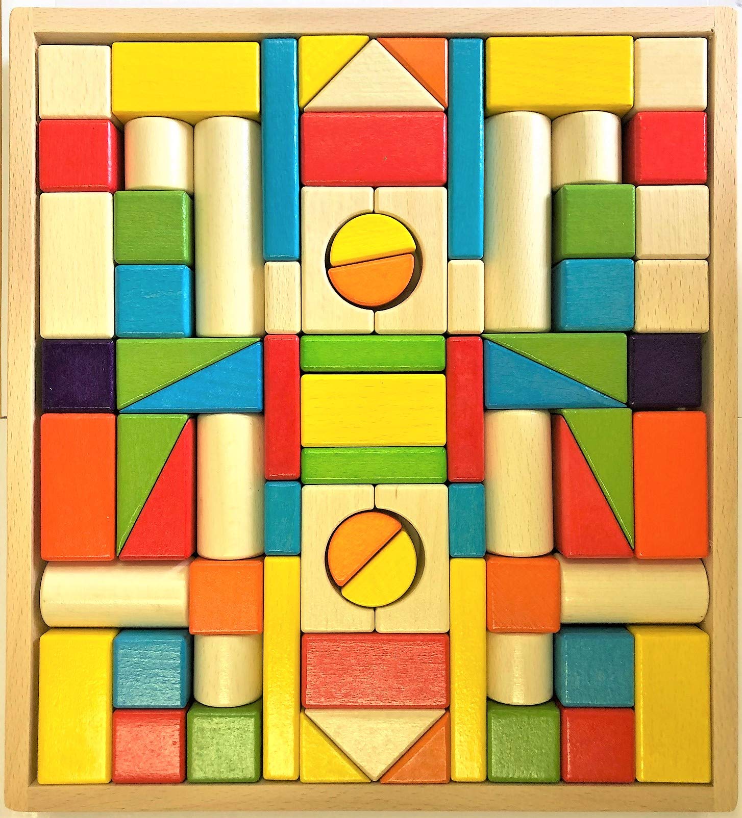 Mua Ms.0 Tsumiki, 74 pcs, Montessori Wooden Building Blocks, Japanese ...