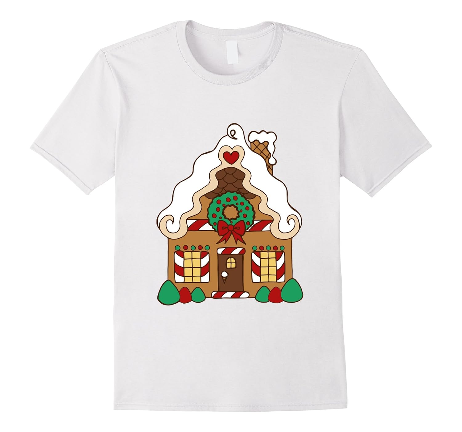 Christmas Gingerbread House T-Shirt-CL – Colamaga