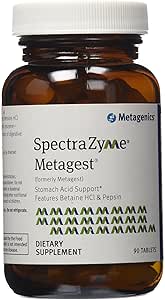 Amazon.com: Metagenics Spectrazyme Metagest Tablets, 90 Count: Health ...
