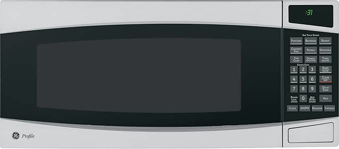 GE Profile Spacemaker II PEM31SMSS 1.0 Cu. Ft. Countertop Microwave ...