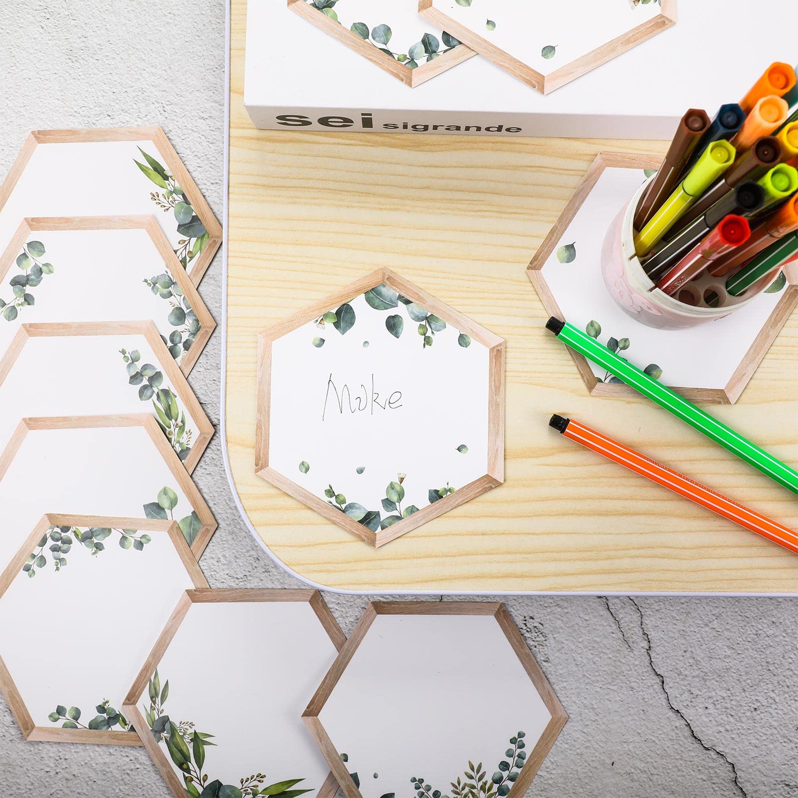 Mua 60 Pcs Simply Boho Hexagons Cutouts Hexagon Cutout Simply Boho ...