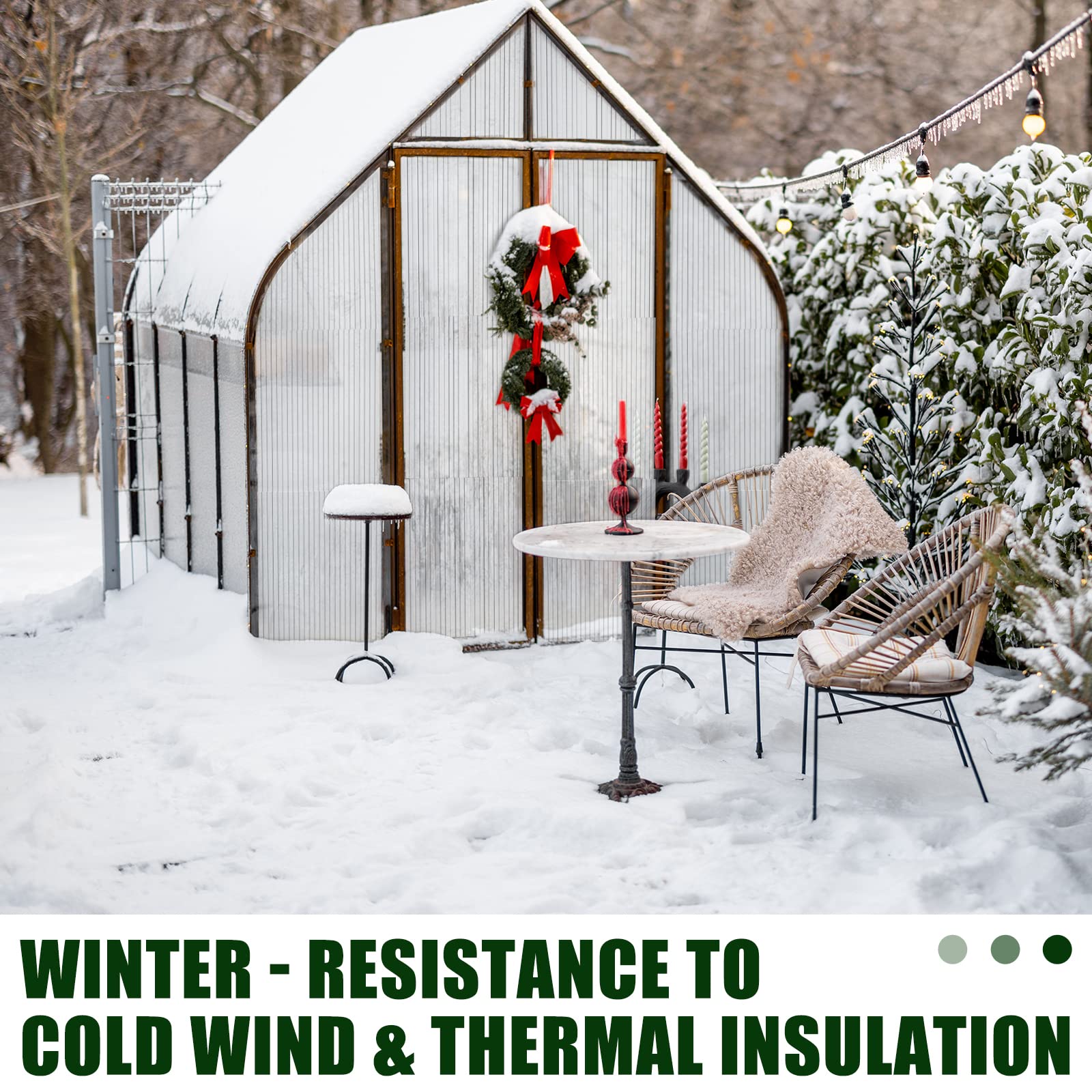 Mua Tatuo Polycarbonate Greenhouse Panels Polycarbonate Sheets Twin-Wall Roof Panels Waterproof ...