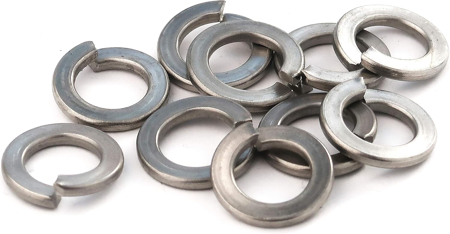 PROTECH 100 Stück Federringe M14 DIN 127 Edelstahl A2 V2A Beilagscheiben Sprengringe ...
