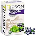 Amazon.com: Tipson Organic Matcha Green Tea - Blueberry Flavor - 25 ...