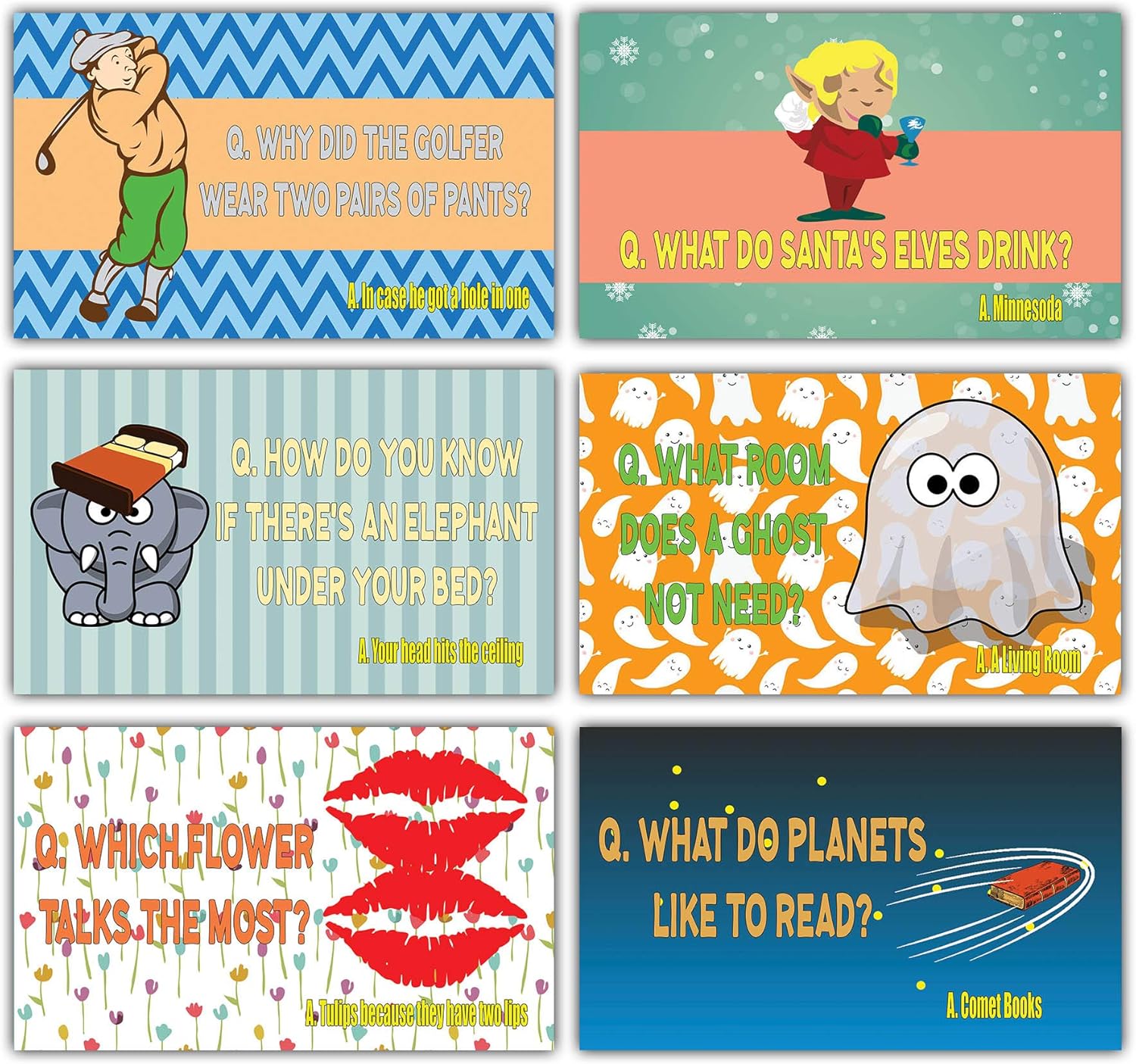 Silly and Hilarious Jokes Lunch Box Note Cards – Funny Flashcards for ...