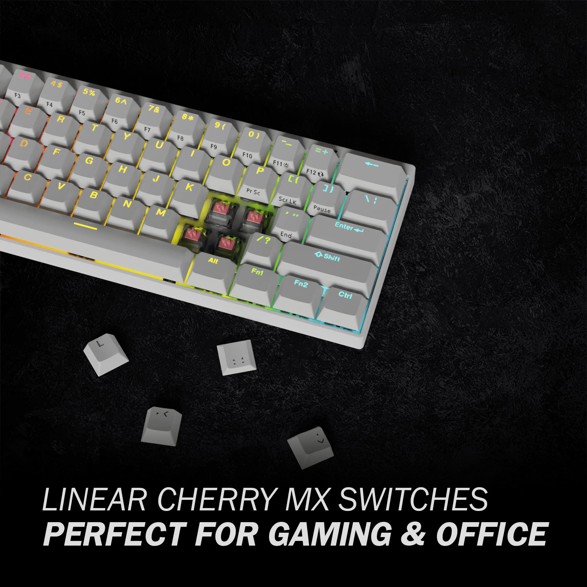 Mua DURGOD HK Venus RGB Mechanical Gaming Keyboard | 60% Layout | USB C ...