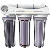 AQUATICLIFE Classic 100 GPD 4-Stage Reverse Osmosis Deionization Water ...