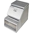 Amazon.com: Heavy Duty Aluminum Semi Truck Side Storage Saddle Step Box ...