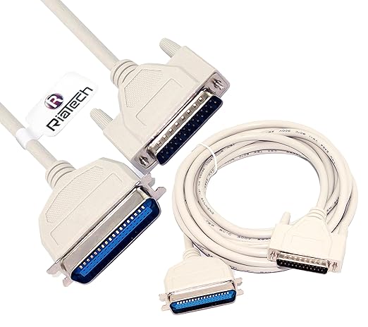 RiaTech LPT Printer Cable Wire for Dot Matrix and Old: Amazon.in ...