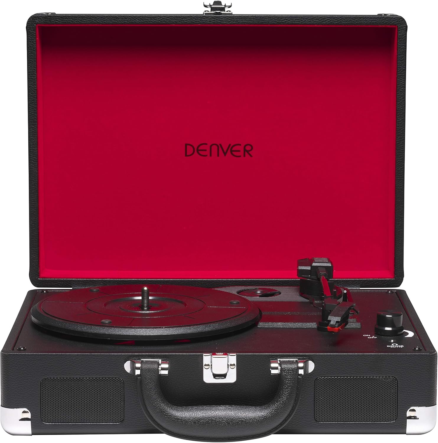 Tocadiscos Denver VPL-118BLACK de Tres velocidades 33 1/3,45,78 RPM ...