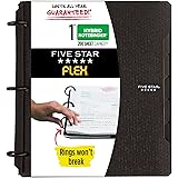 Amazon.com : Five Star Flex Hybrid NoteBinder, 1 Inch Binder with Tabs ...