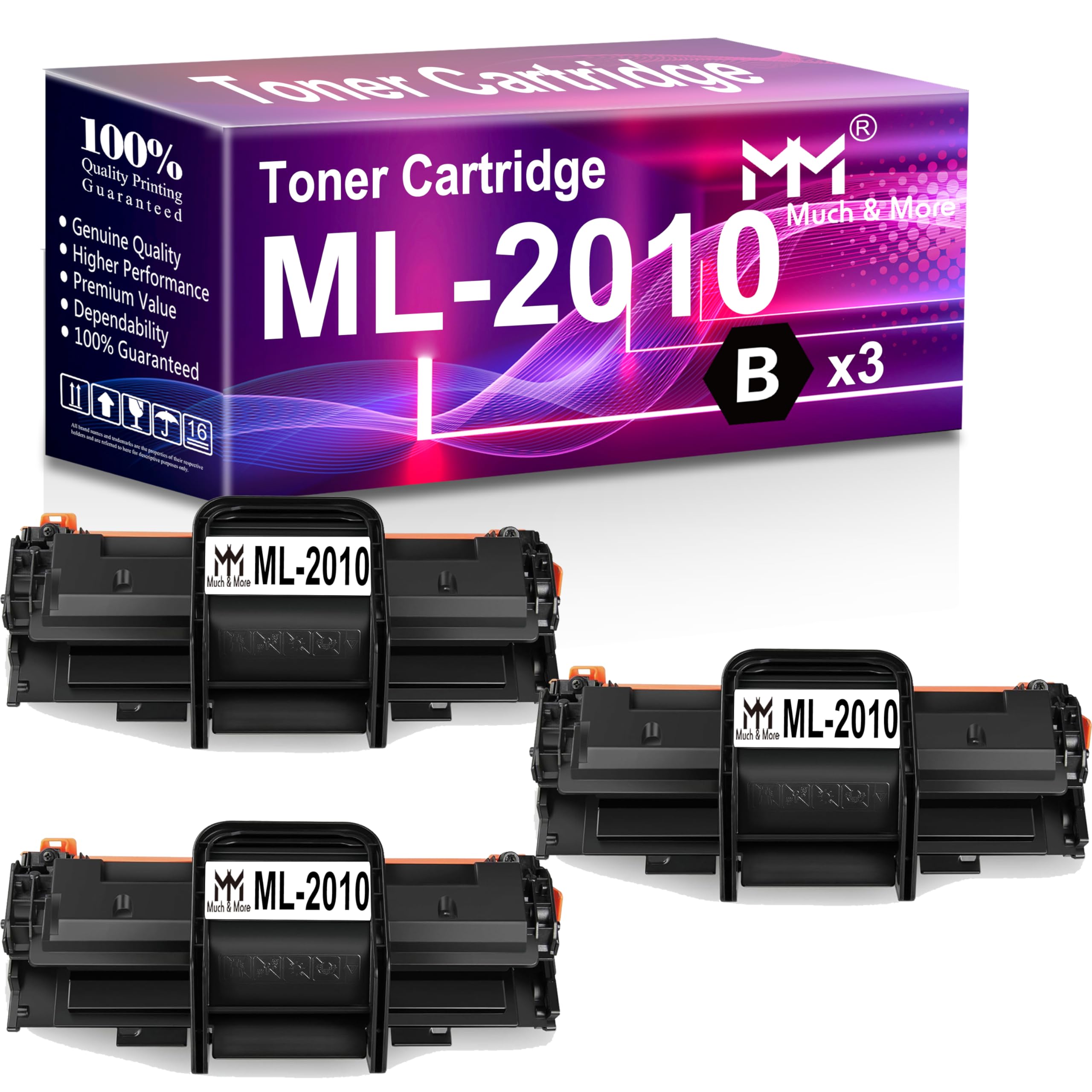 MM MUCH & MORE Compatible ML-2010D3 2010D3 Toner Cartridge 2010 Used ...