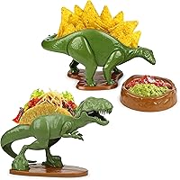 Amazon.com: Tacosaurus Rex Dinosaur Taco Holder and Nachosaurus Nacho ...