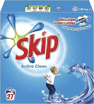 Skip Laundry Powder Active Clean 27 Servings: Amazon.co.uk: Health ...