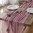 Amazon.com: Keketoarrange Valentines Day Table Runner Dusty Rose ...