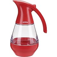 Amazon.com: Trudeau Microwave Safe Red Syrup Dispenser: Food Dispensers ...