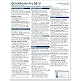 QuickBooks Pro 2015 Quick Reference Training Card - Laminated Guide ...