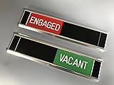 Sliding Door Signs - Entry Control - Engaged (RED) / Vacant (GREEN ...