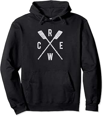 Amazon.com: Rowing Crew Hoodie with Oars Rowers Crew Team Crew Coach ...