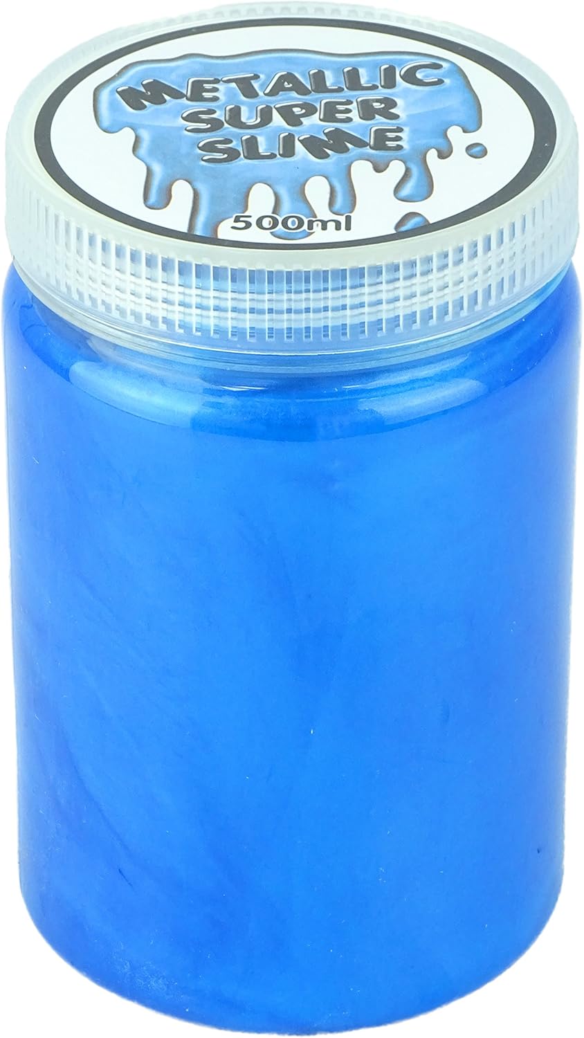 Toyland® Metallic Super Slime – 500ml – 6 Assorted Colours (Green ...