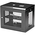 StarTech.com 2 Post 9U 19" Wall Mount Network Cabinet - Adjustable ...