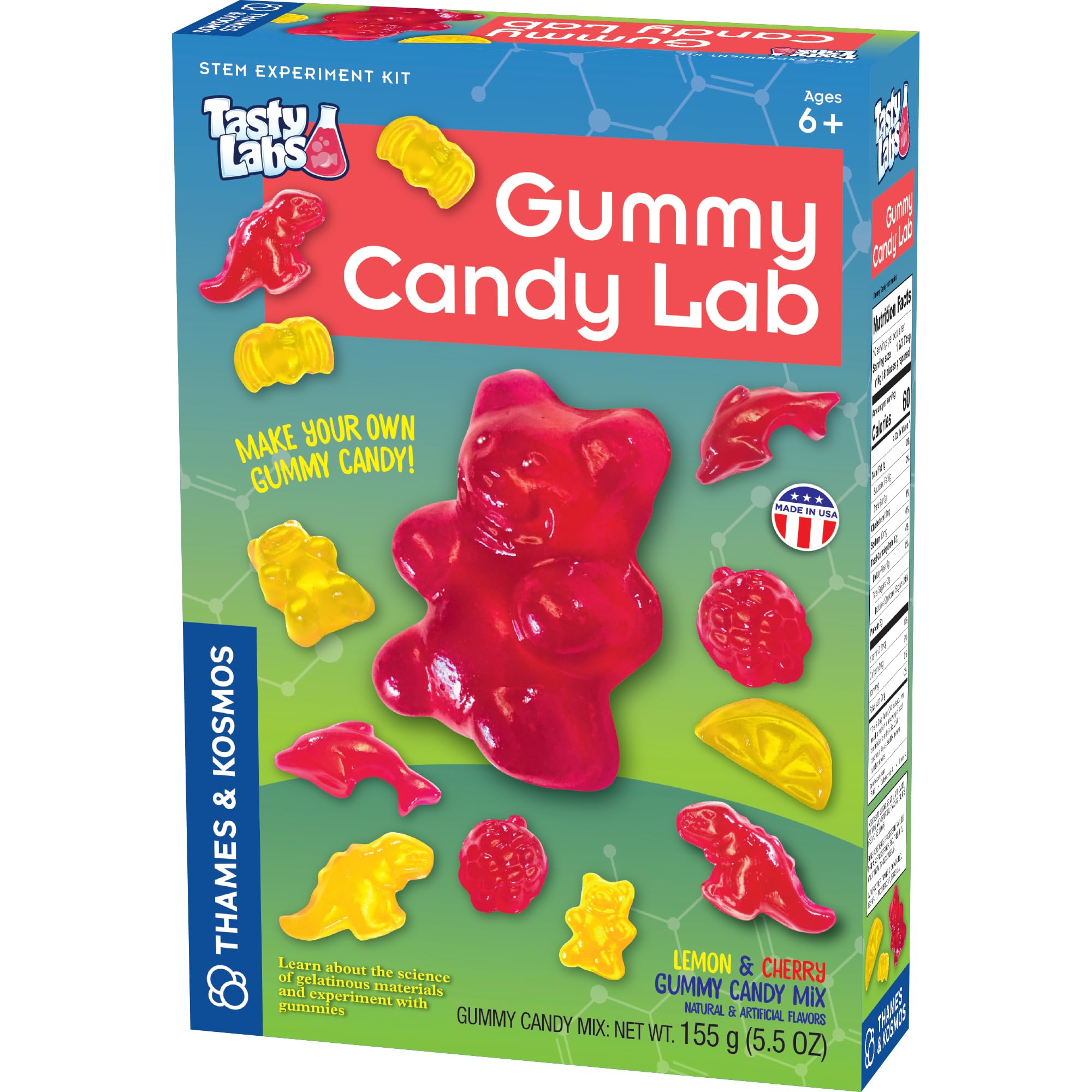 Thames & Kosmos Gummy Candy Lab V2.0 Tasty Labs STEM Experiment Kit ...