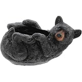 Amazon.com : Tinksky Cute Black Bear Flower Sedum Succulent Pot Planter ...