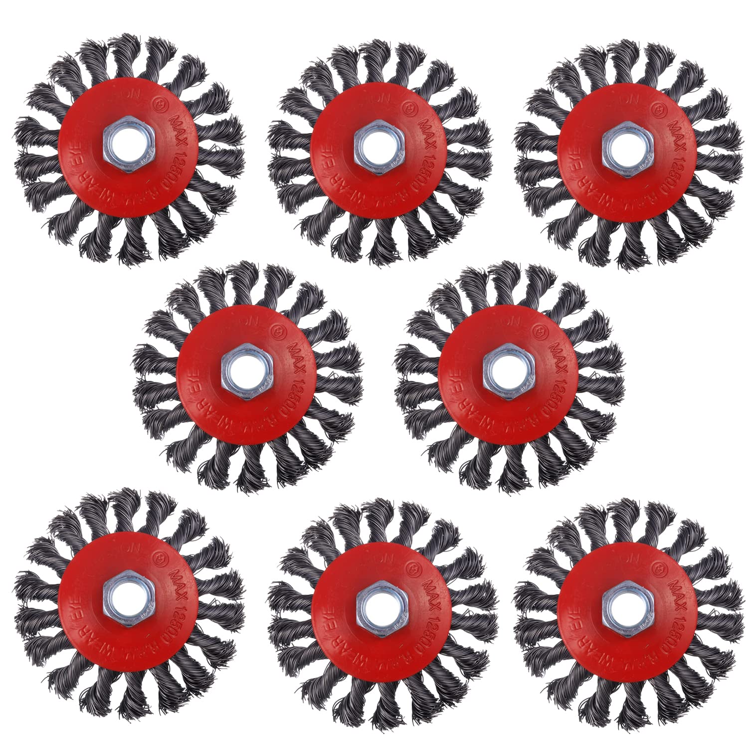 Mua WENORA 8 Pack 4 Inch Wire Wheels for Angle Grinders, Twist Knotted ...