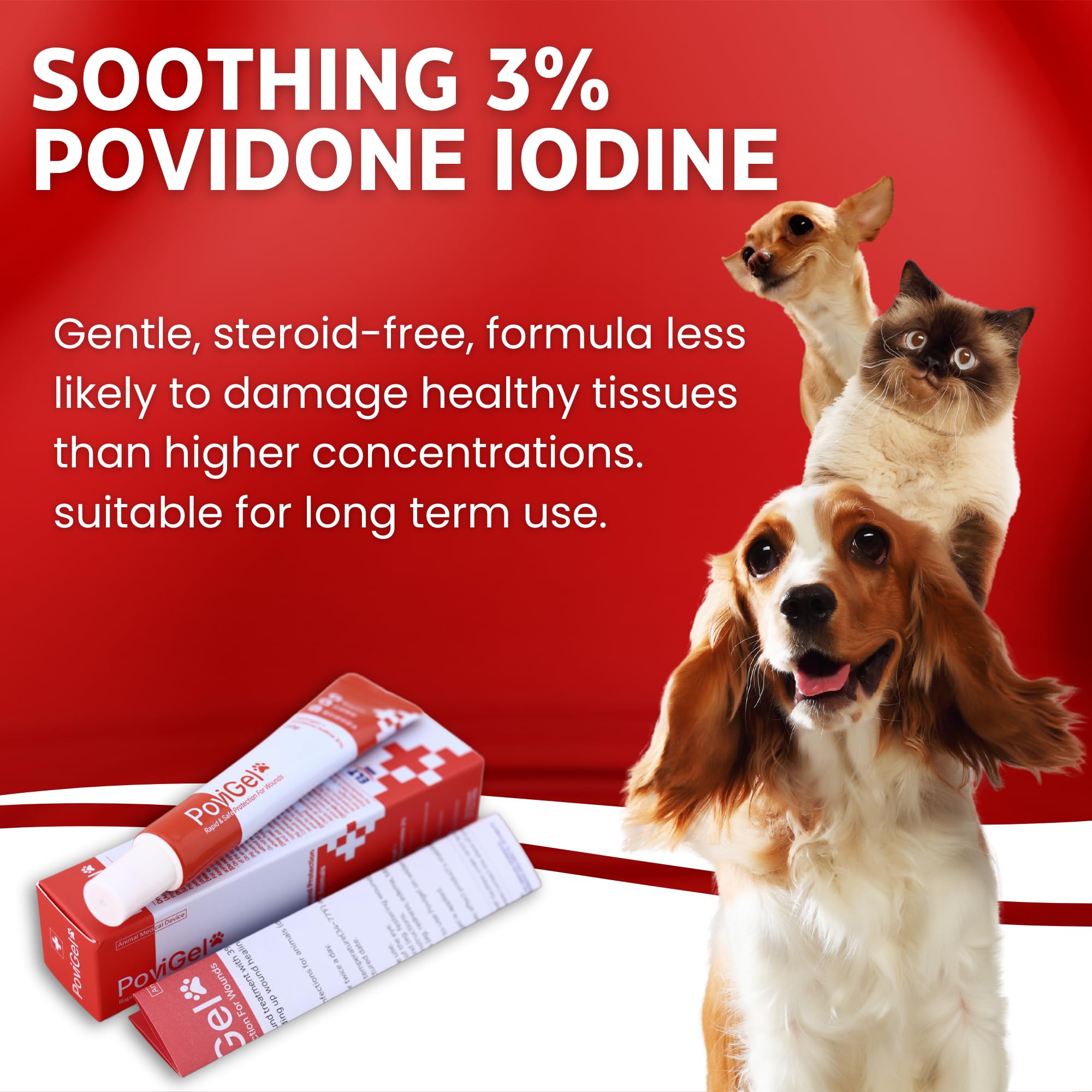 Mua Dog Wound Care Ointment with Povidone Iodine 3%, Relieves Pain ...