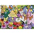 Amazon.com: Wonder Forge Peekaboo Panda 1000 Piece Jigsaw Puzzle for ...
