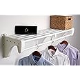 Amazon.com: EZ Shelf DIY Expandable Closet Shelf & Rod - 42” - 75 ...