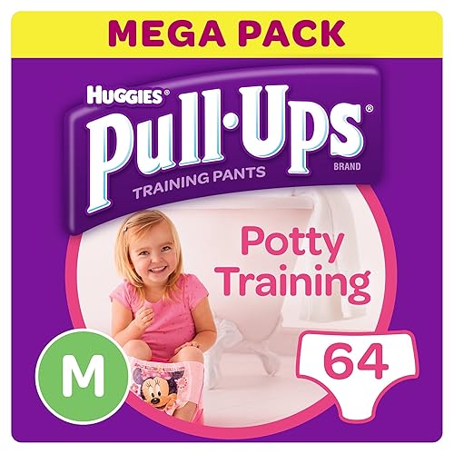 Huggies Pull Ups Potty Training Pants for Girls, Medium - 84 Pants ...