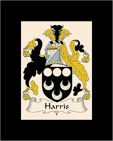 Amazon.com - Carpe Diem Designs Harris Coat of Arms/Harris Family Crest ...