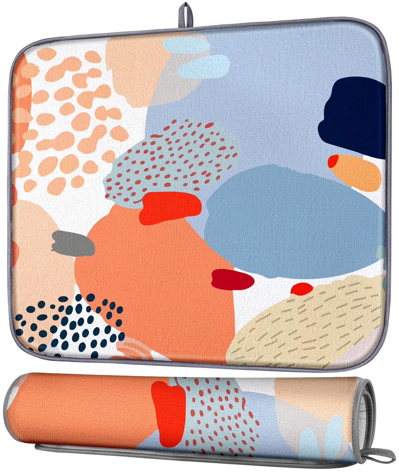 Slohif Dish Drying Mat for Kitchen Counter Coffee Bar Mat for ...