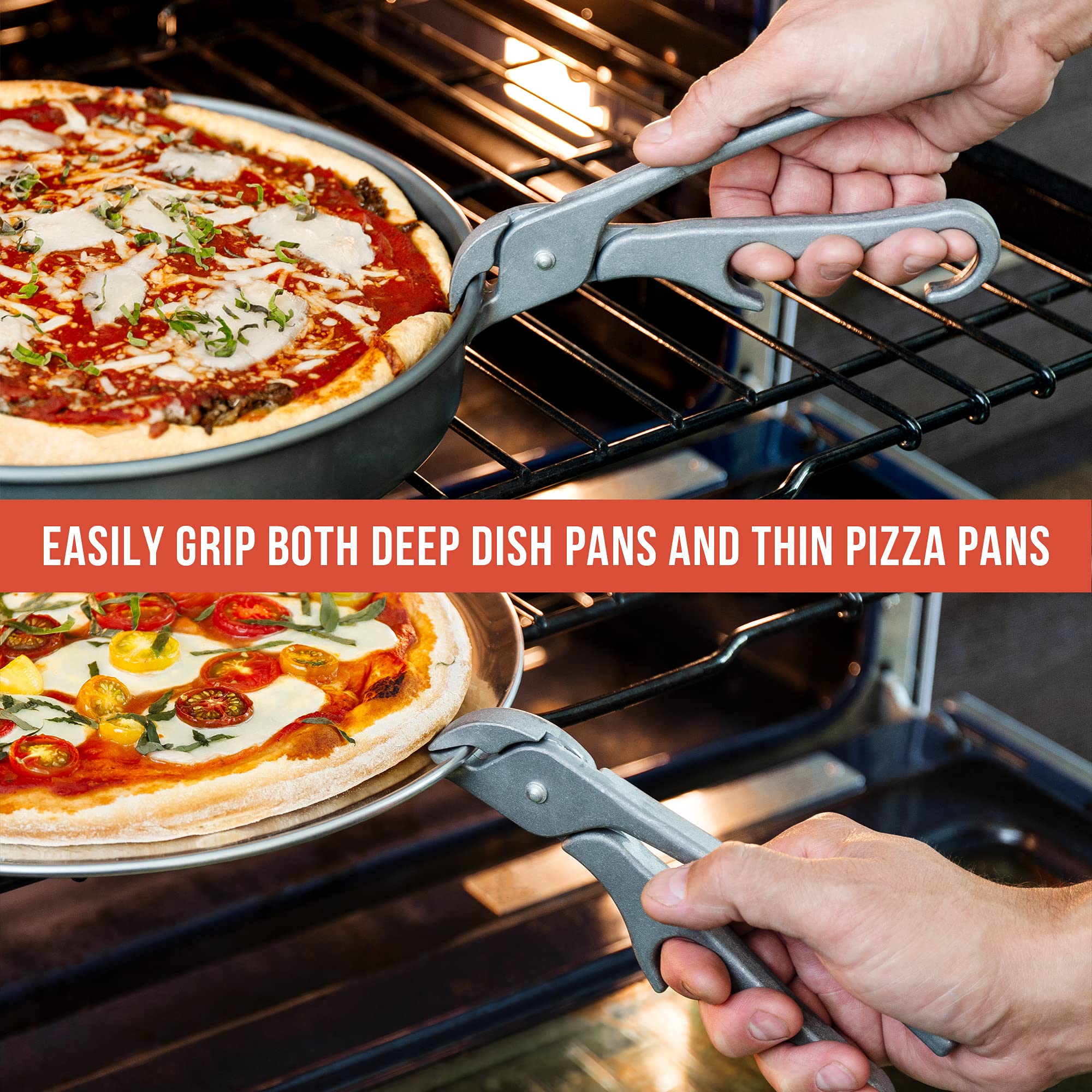 Mua Chef Pomodoro Premium Pizza Pan Gripper, 8-Inch Cast Aluminum, Deep ...