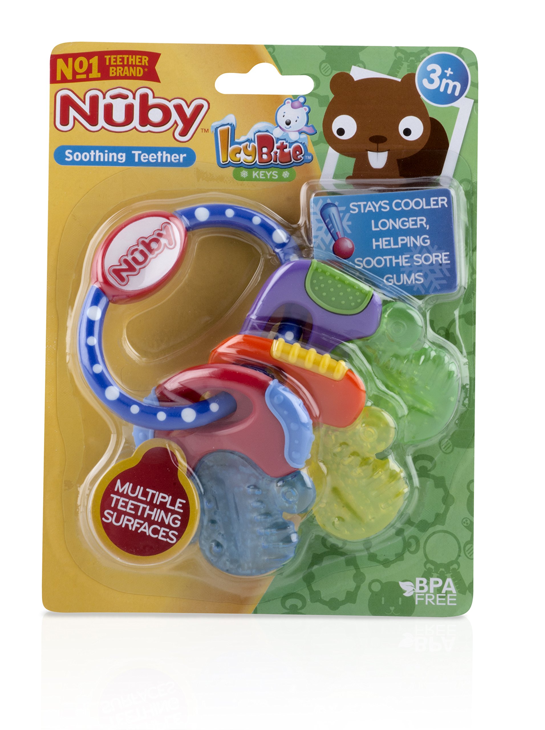 Mua Nuby Ice Gel Teether Keys trên Amazon Mỹ chính hãng 2021 | Fado