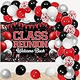 Amazon.com: Class Reunion Party Decorations - Red and Black Balloon ...