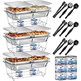 Amazon.com: 24 Piece Party Serving Kit Includes Chafing Dish Buffet Set ...
