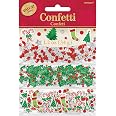 Amazon.com: Amscan Multicolor Christmas Value Pack Confetti - 2 1/2 oz ...