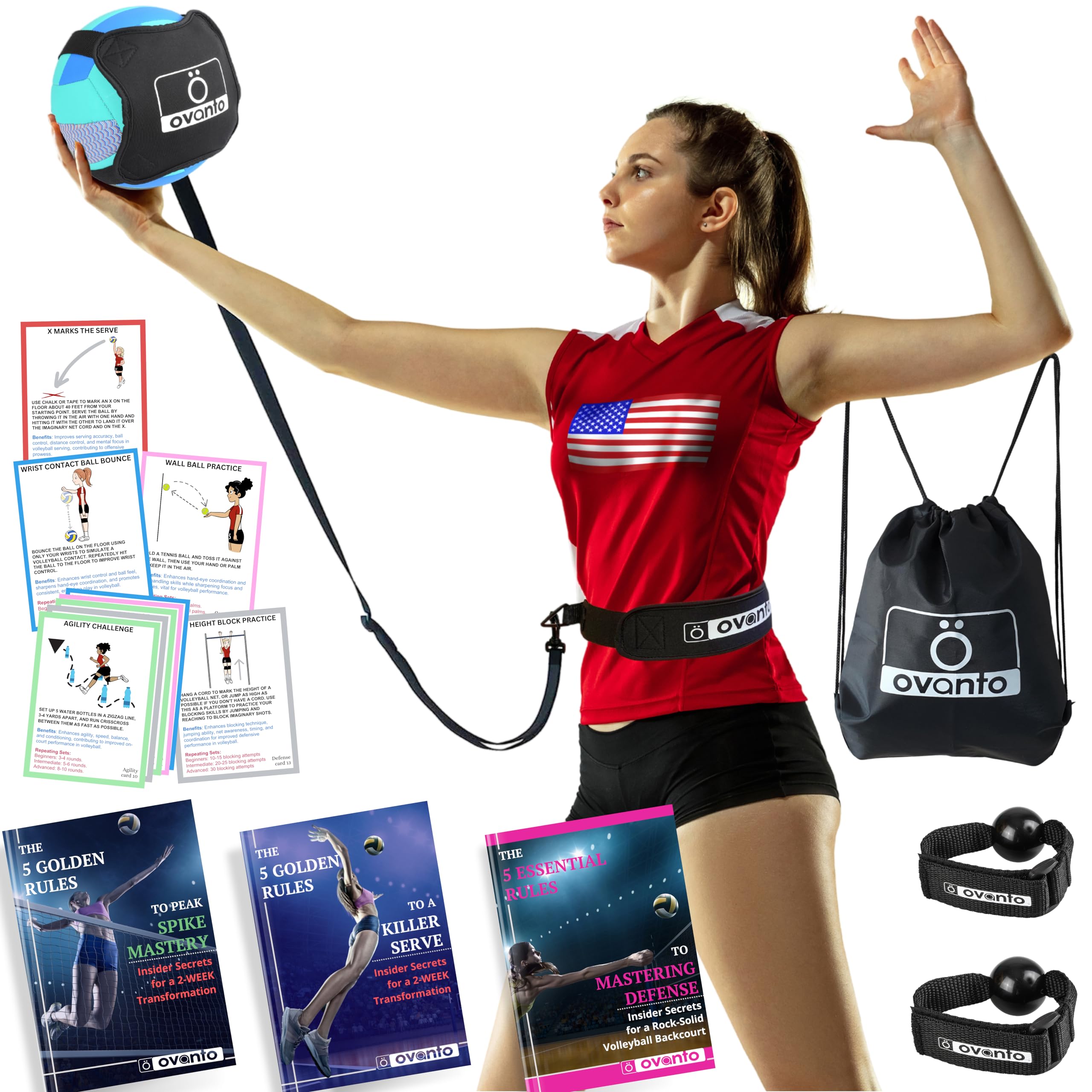 Mua Volleyball Training Equipment Aid – Solo Volleyball Equipment in 4 ...